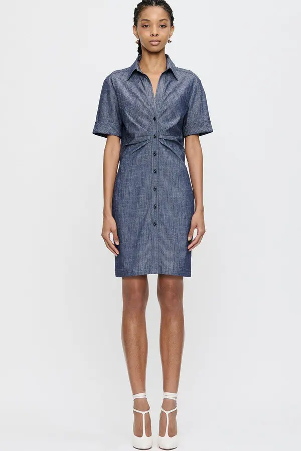 CALLAS MILANO Ondine Shirtdress - Black