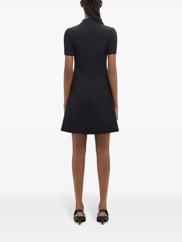 303 black dress Black Plus Bardot Lace Up Skater Dress