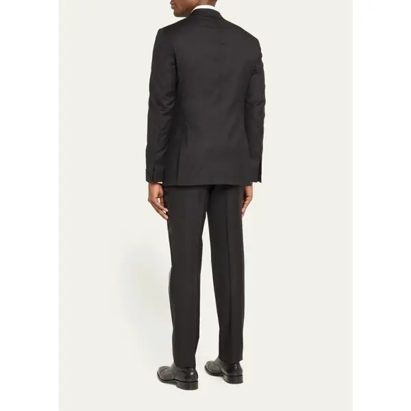 TOM FORD Shelton Twill Peak Tuxedo - Black
