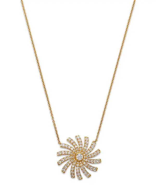 Bloomingdale'S Diamond Starburst Pendant Necklace - Gold
