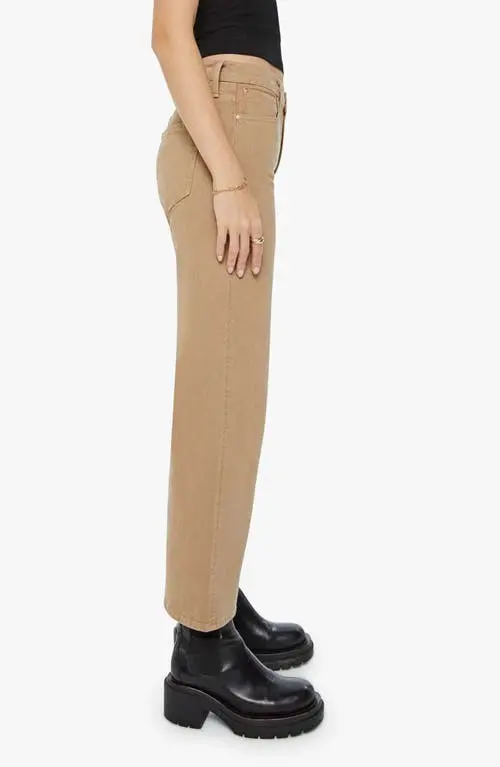 MOTHER The Dodger Flood Wide Leg Ankle Jeans