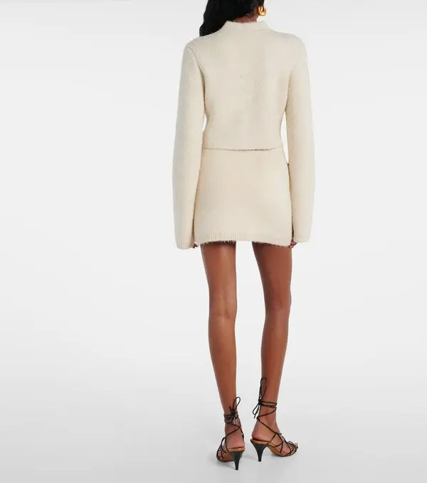 Khaite Ello Cropped Silk Cashmere Jacket