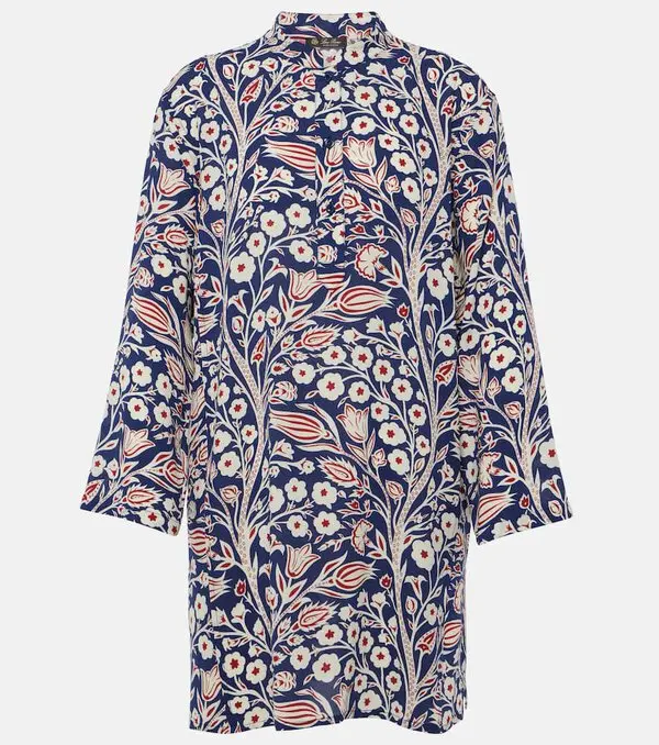 Loro Piana Floral Silk Tunic