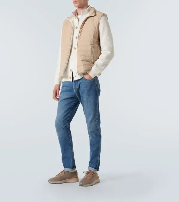 Brunello Cucinelli Knit Sneakers - Grey