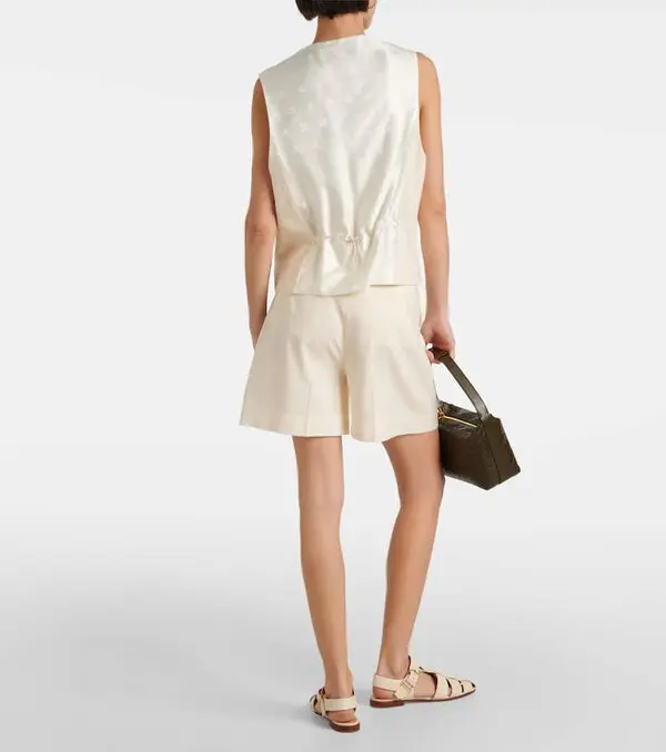 Max Mara Zuai Virgin Wool Vest - White