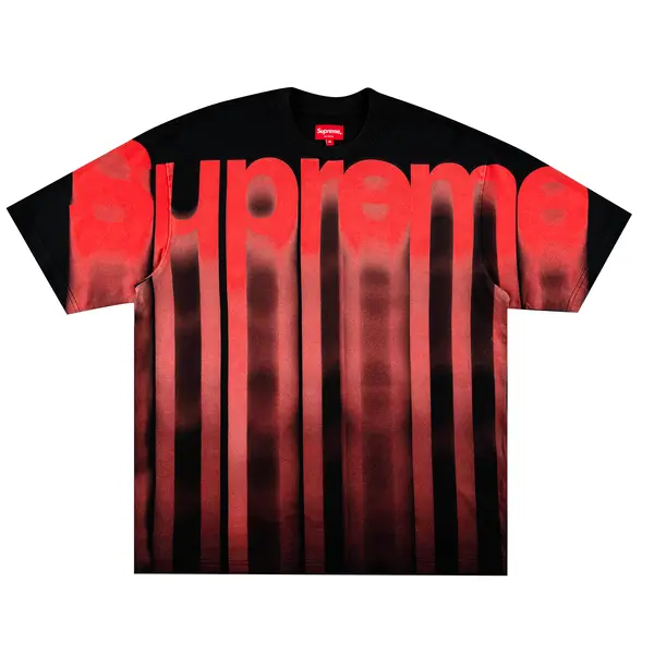 Supreme Bleed Logo Short-sleeve Top - Black
