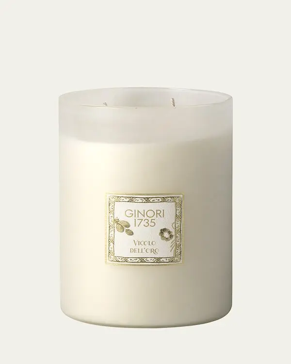 GINORI 1735 Vicolo Dell'oro Scented Candle Refill For Candleholder Vase, 39 Oz - Aurum