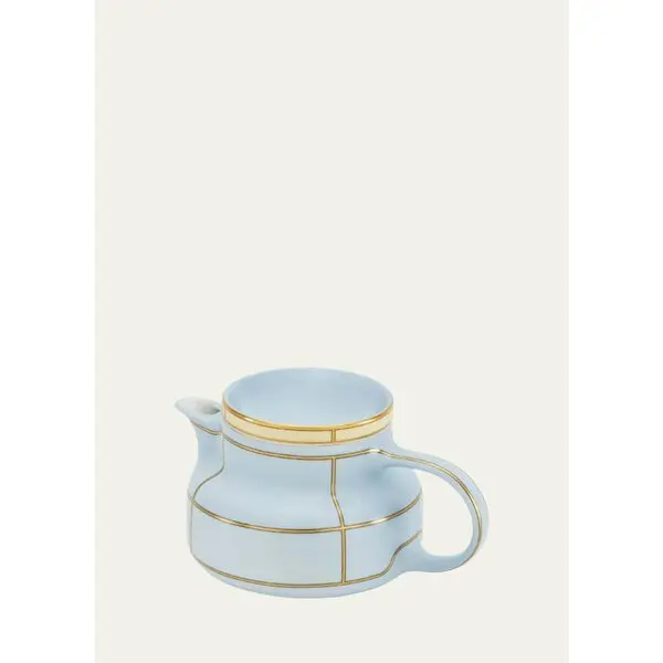GINORI 1735 Diva Colonna Teapot With Cover, Celeste