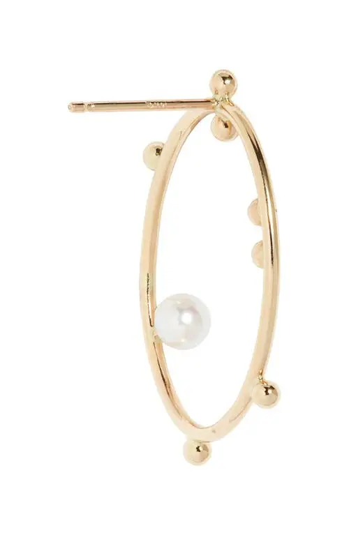 POPPY FINCH Scattered Bubble Frontal Hoop Earrings