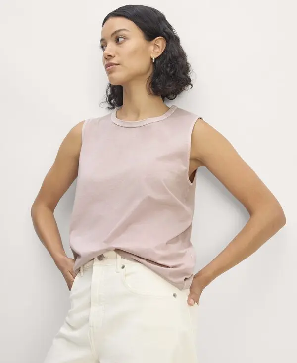 Everlane Boyfriend Tank Top - Dusty Rose