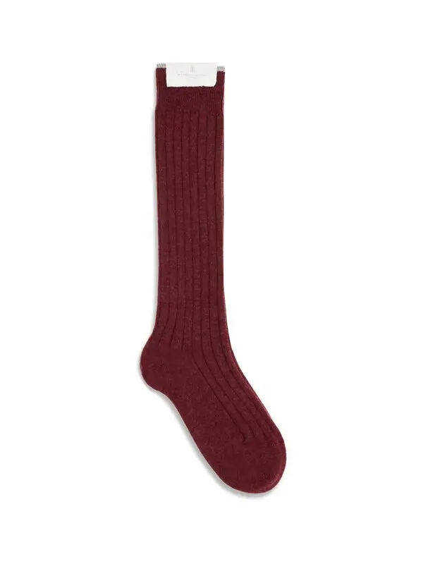 Brunello Cucinelli Cashmere Socks - Red