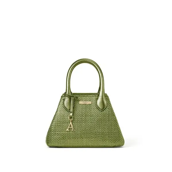 ASPINAL OF LONDON Paris Bag In Woven Leather
