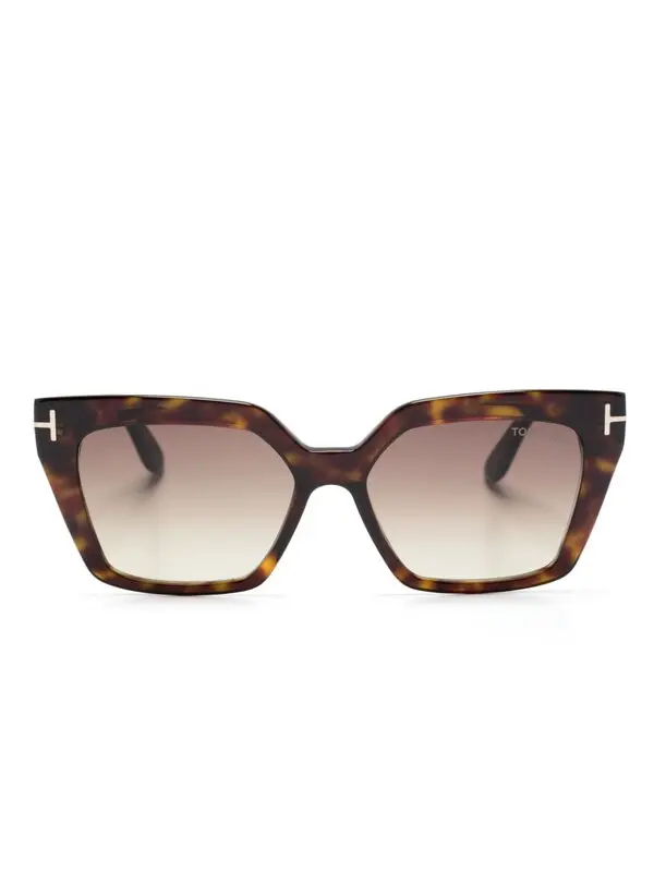 TOM FORD Winona Rectangle-frame Sunglasses - Brown