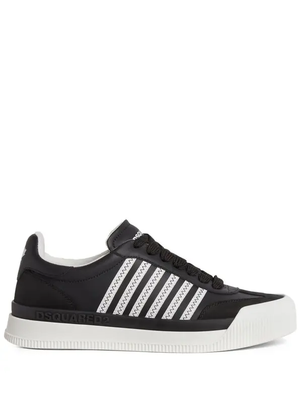 Dsquared2 Jersey Leather Sneakers