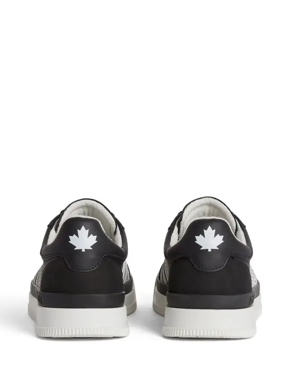 Dsquared2 Jersey Leather Sneakers