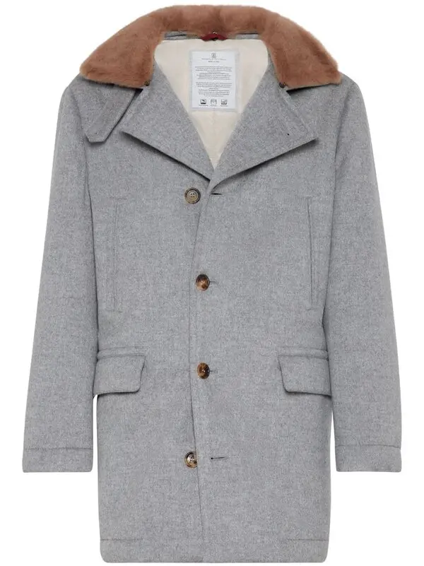Brunello Cucinelli Short Cashmere Coat
