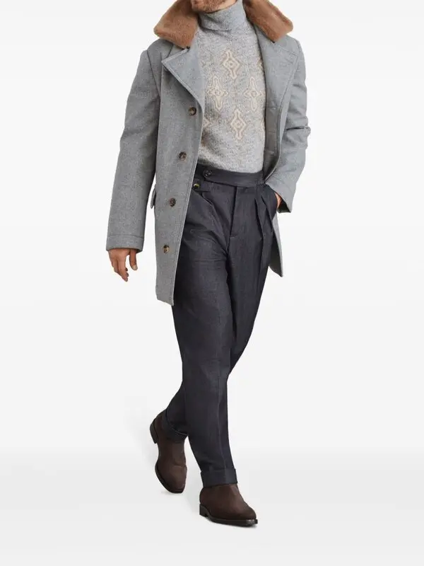 Brunello Cucinelli Short Cashmere Coat