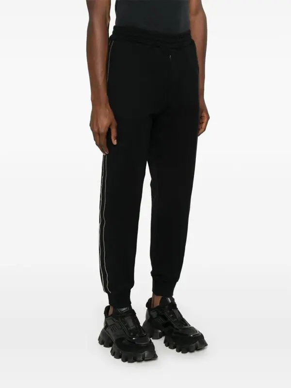 Alexander McQueen Logo-stripe Tapered Track Pants
