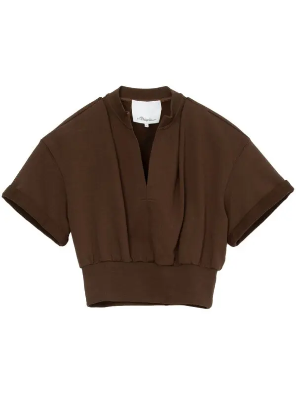 3.1 Phillip Lim V-neck T-shirt - Brown