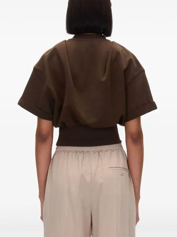 3.1 Phillip Lim V-neck T-shirt - Brown