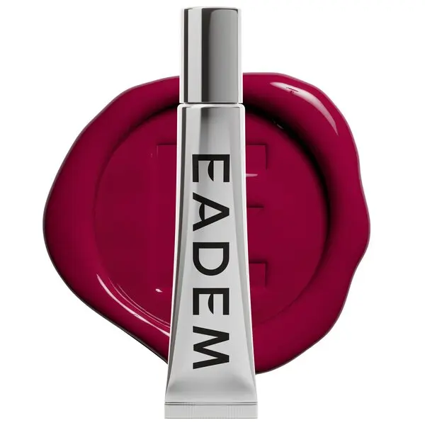 EADEM Le Chouchou Exfoliating + Softening Peptide Lip Balm - Bissap Glaze - Deep Plum Berry