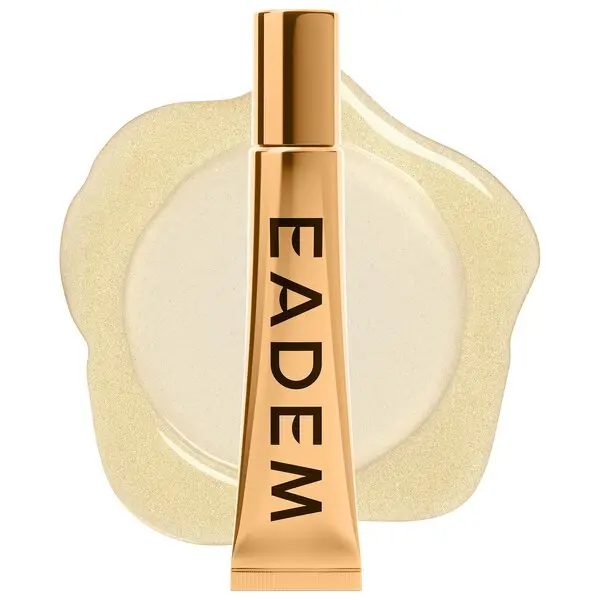 EADEM Le Chouchou Exfoliating + Softening Peptide Lip Balm - Croissant Au Beurre - Clear With Shimmery Gold