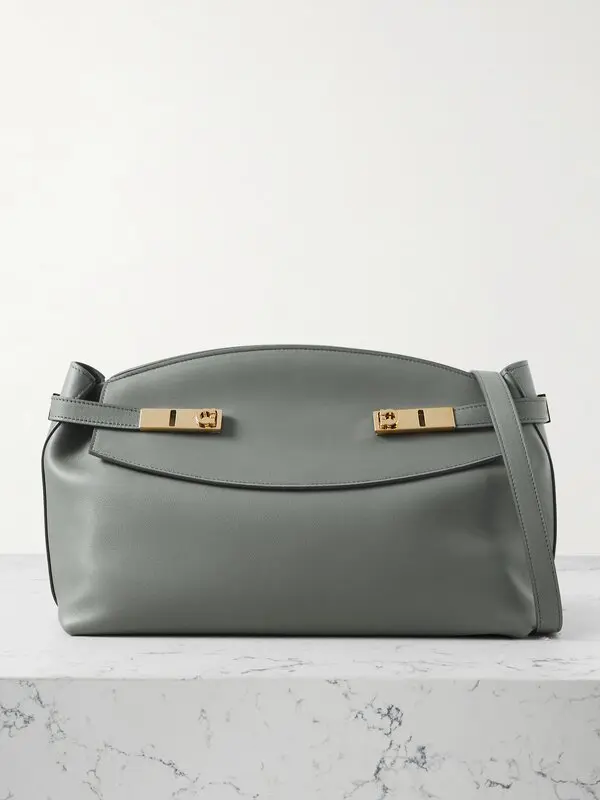 FERRAGAMO Hug Leather Shoulder Bag