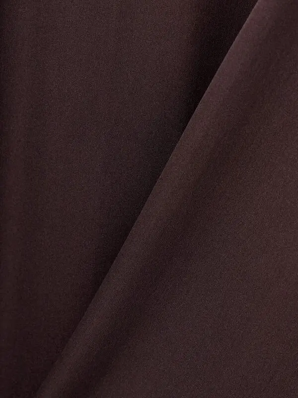 Veronica De Piante Alessia Washed Silk Midi Dress - Purple