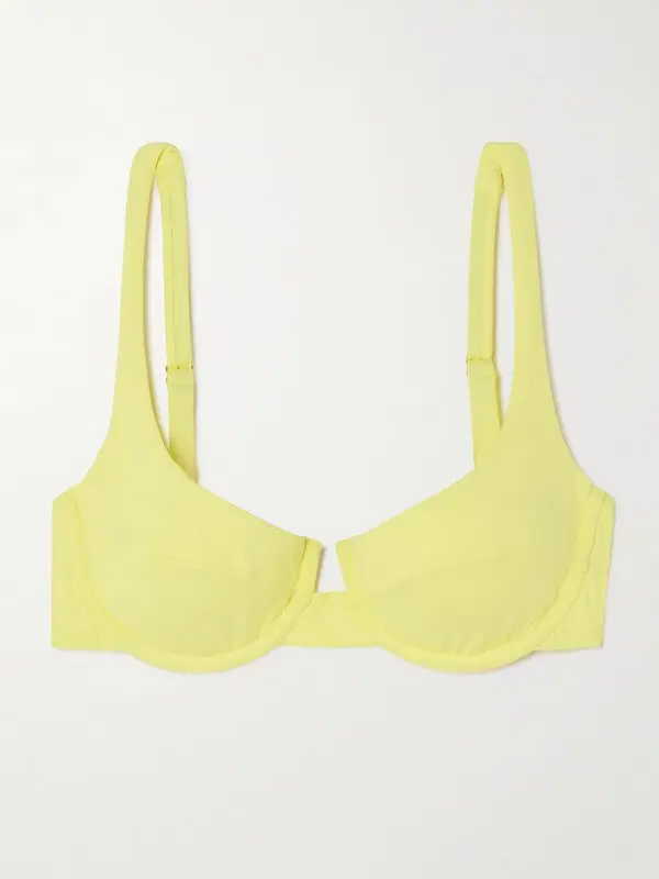 Melissa Odabash Milan Underwired Bikini Top - Yellow