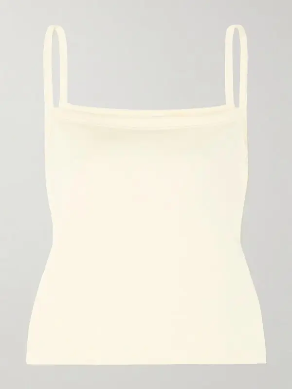 Eterne Terne Stretch-modal Jersey Tank - Neutrals