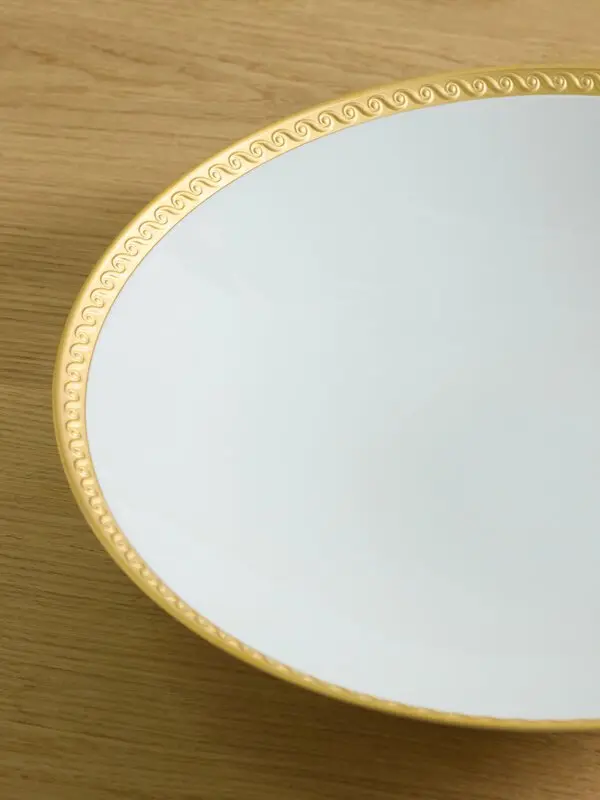 L'Objet Neptune Large Gold-plated Porcelain Bowl