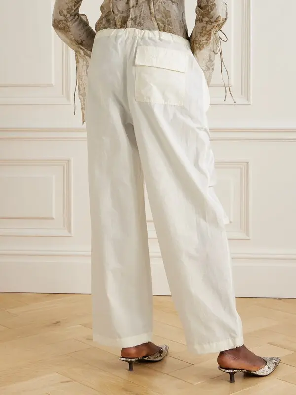 Acne Studios Cotton-blend Wide-leg Pants