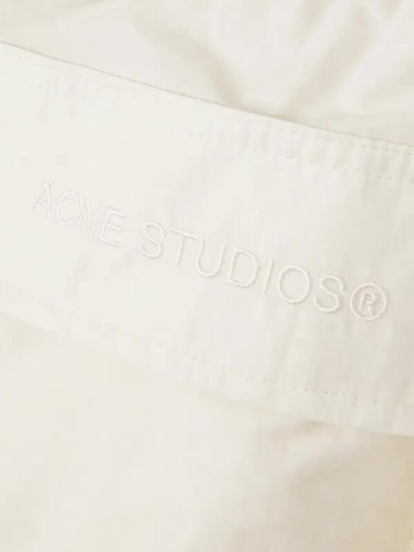 Acne Studios Cotton-blend Wide-leg Pants