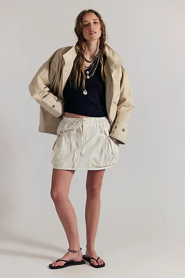 Free People We The Free Play It Cool Mini Skirt