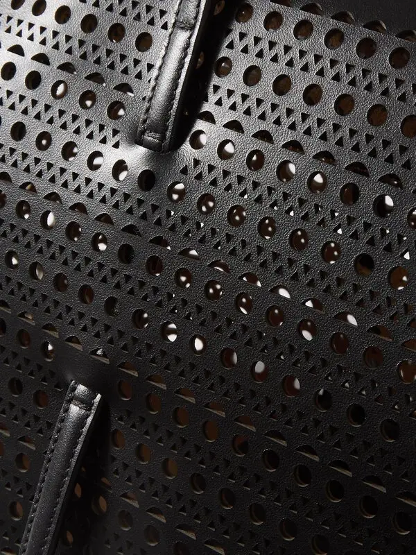 Alaïa Mina 32 Laser-cut Leather Shoulder Bag