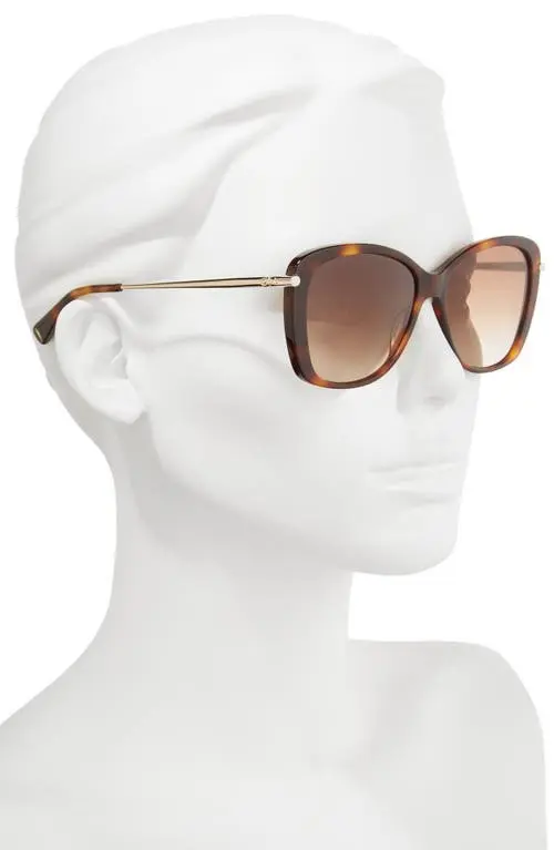 Longchamp 56mm Butterfly Sunglasses