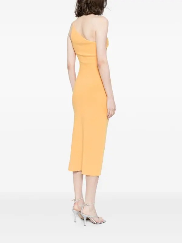 Bec & Bridge Nala One-Shoulder Midi Dress In Yellow - 40% Off | Editorialist