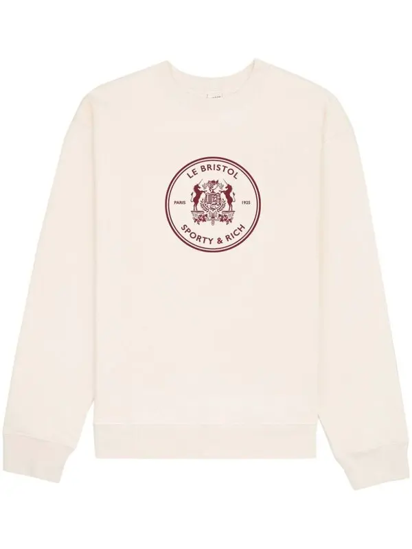 SPORTY & RICH Bristol Crest Sweatshirt