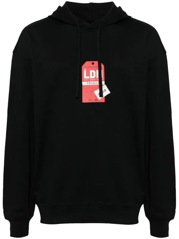 Hugo Graphic-print Cotton Hoodie
