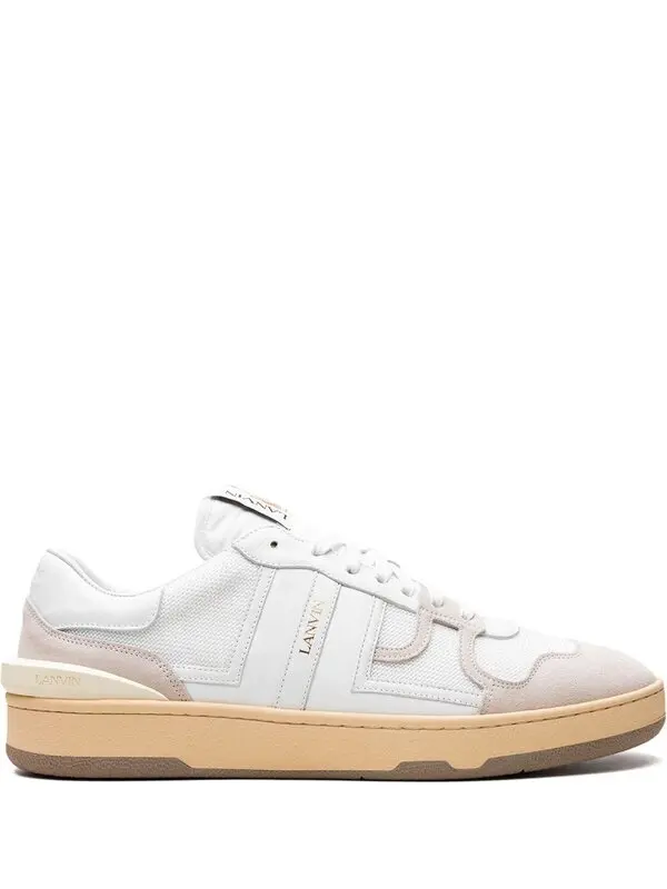 LANVIN Clay Leather Sneakers - White