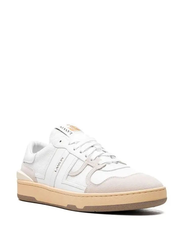 LANVIN Clay Leather Sneakers - White