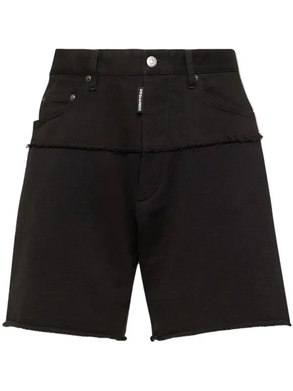 Dsquared2 Piped-trim Denim Shorts
