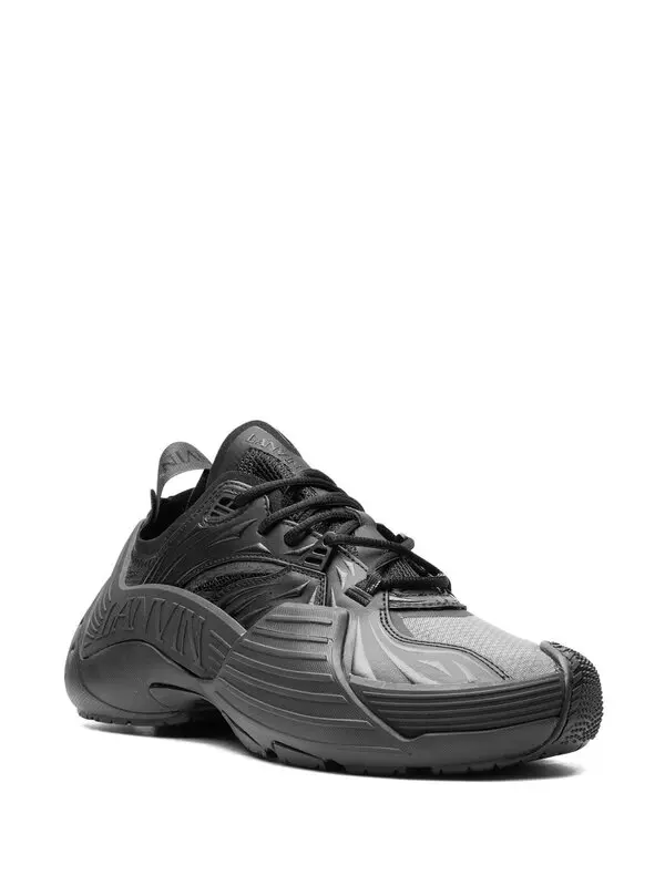 LANVIN Flash-x Panelled Mesh Sneakers - Black