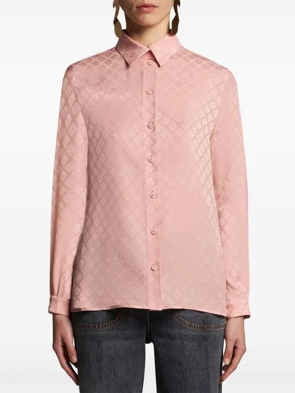 Etro Patterned Silk-jacquard Shirt