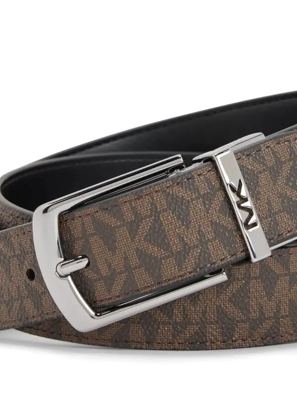 Michael Kors Logo-print Belt - Brown