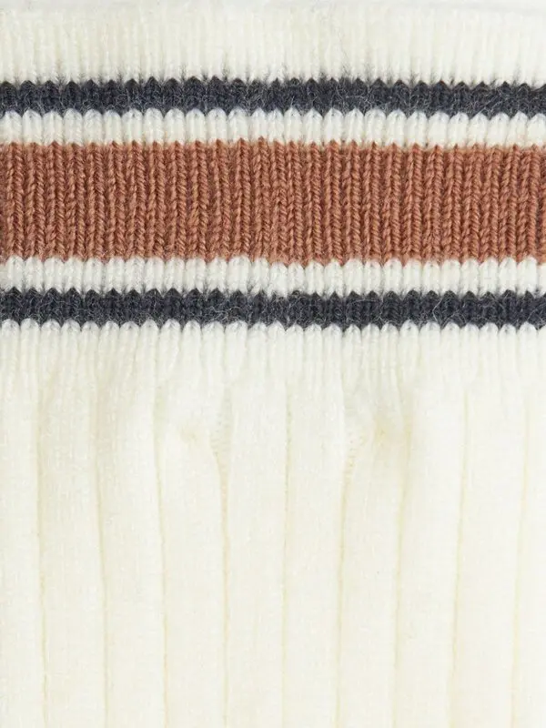 Etro Stripe Detailing Socks - Neutrals