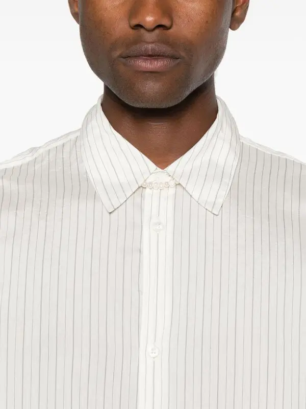 Studio Nicholson Striped Silk Shirt