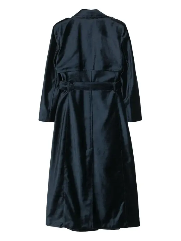 TOM FORD Belted Velvet Trench Coat