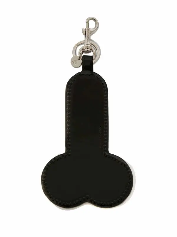 JW Anderson Debossed-logo Leather Keyring