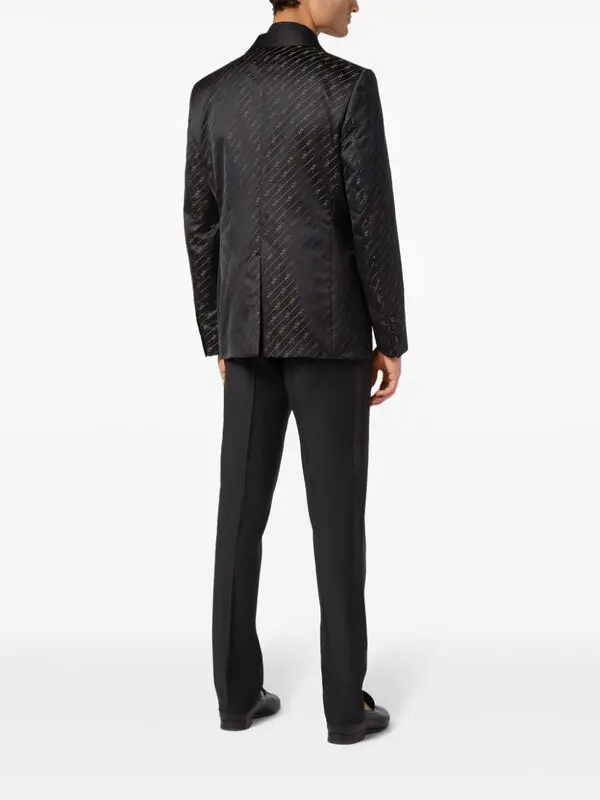 BILLIONAIRE Jacquard Long-sleeve Blazer